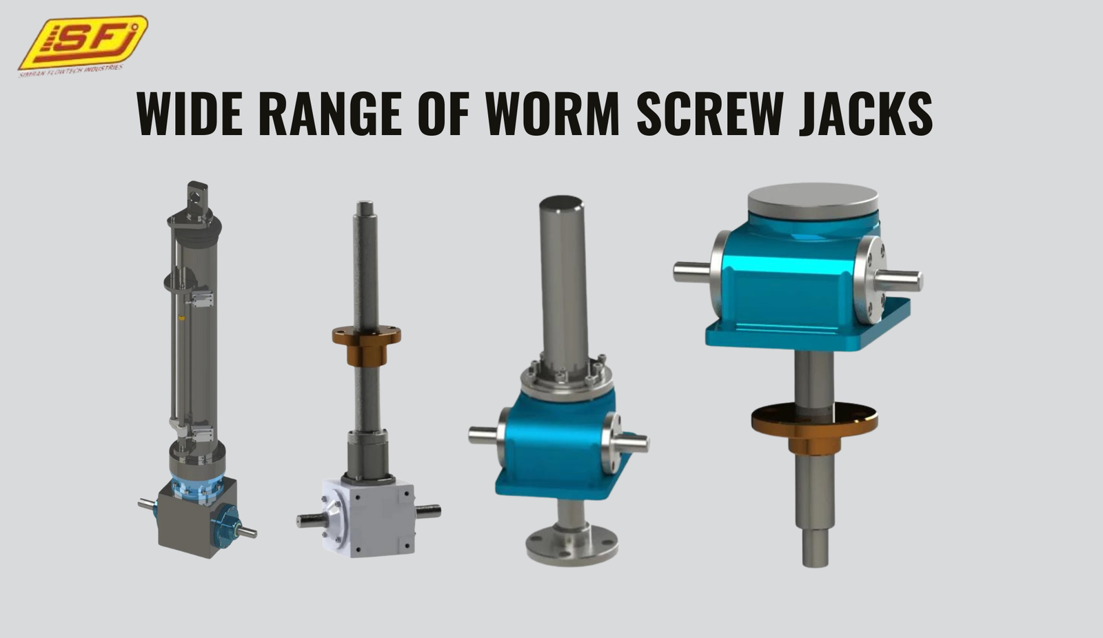 #1Worm Gear Screw Jack Exporter - SIMRAN FLOWTECH INDUSTRIES